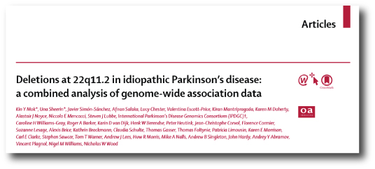 Chromosome 22 and Parkinson’s disease – The Science of Parkinson's