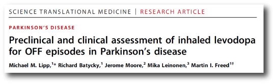 inhaler – The Science of Parkinson's