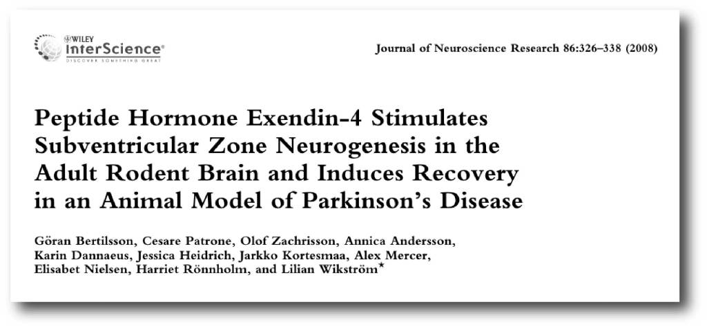 Exenatide: One step closer to joblessness! – The Science of Parkinson's