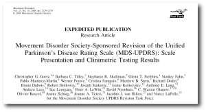 We need to talk about the UPDRS – The Science of Parkinson's